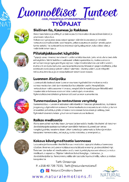 TYHY aktiviteetit :: naturalemotions